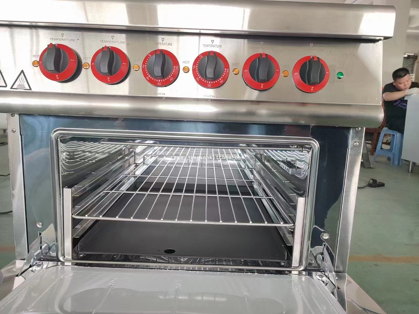 Electric cooking range with 4 hotplate and oven from China manufacturer ...